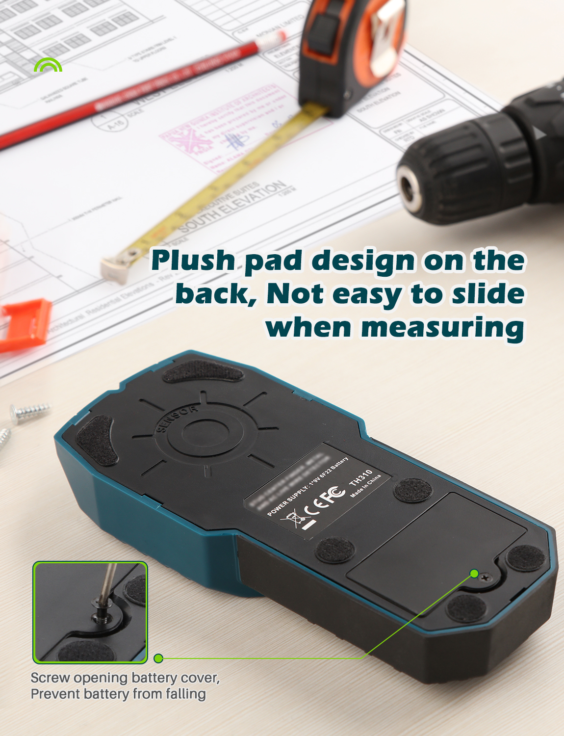 Stud Finder Wall Scanner 5 in 1 Electronic Stud Sensor Detector with ...